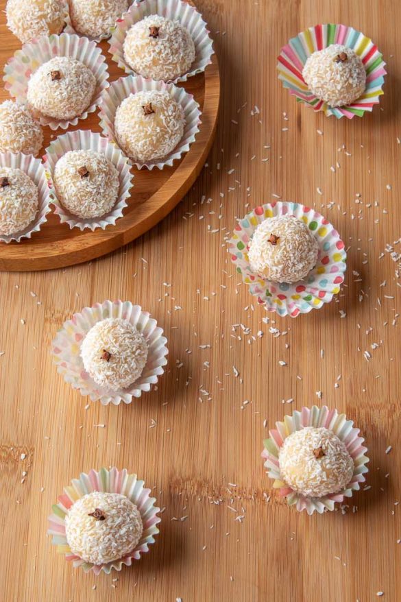 Beijinho Recipe (Coconut Brigadeiro) - The Brazilian Coconut Kisses