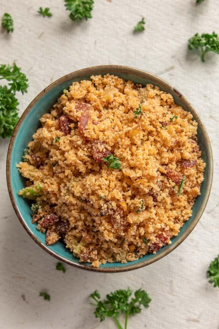 Brazilian Farofa: Easy Toasted Cassava Flour Recipe • I Heart Brazil