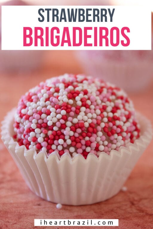 Strawberry Brigadeiro Recipe: Easy Fudge Balls • I Heart Brazil