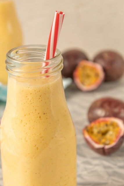 Mango Passion Fruit Smoothie - An Easy Tropical Smoothie • I Heart Brazil